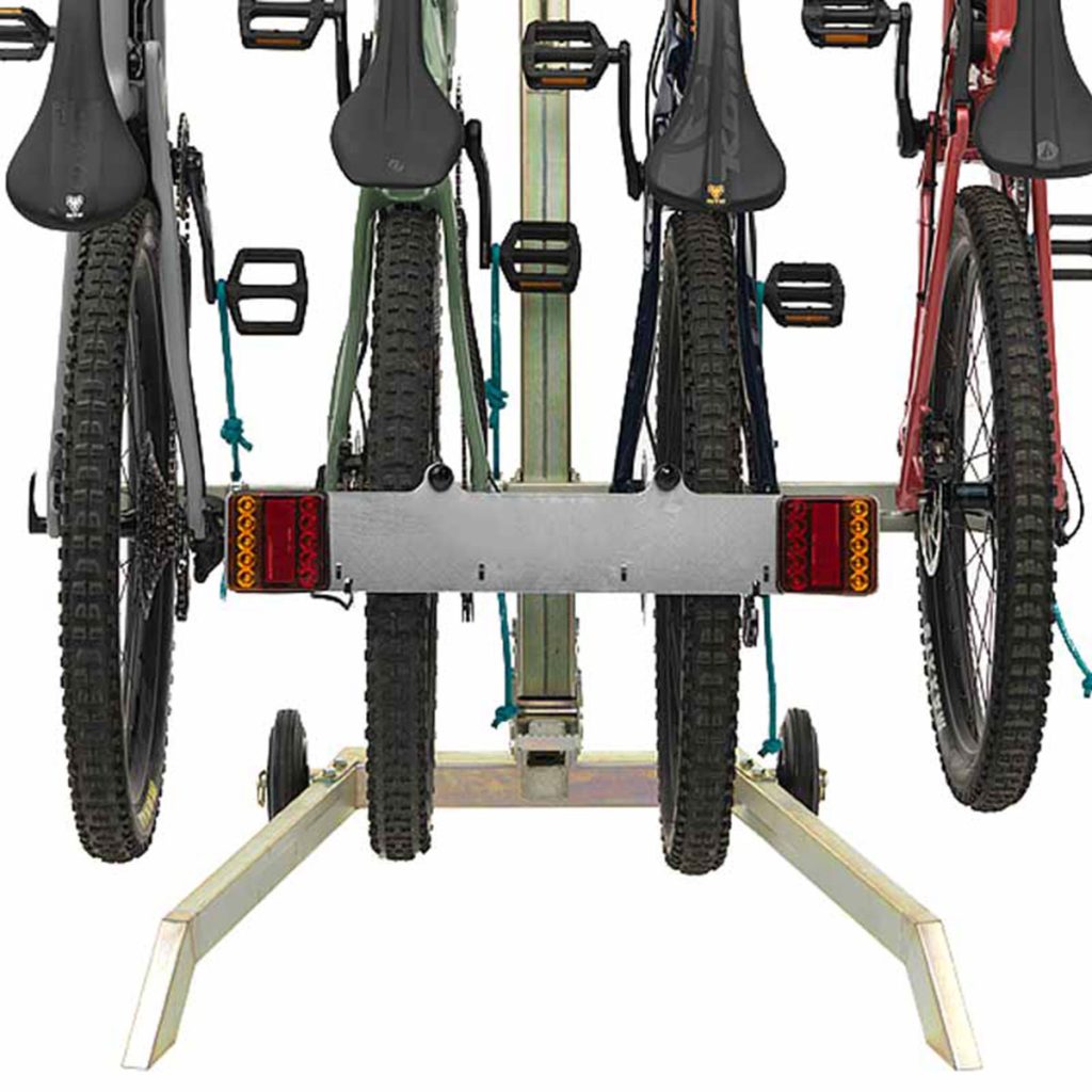 5 Bike SL150 Heavy Duty Shuttle Bike Rack - Single Trail Rack