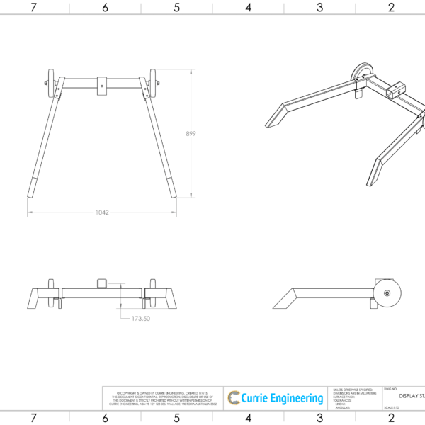 2 Bike Super RFS Swing Arm Rack - Single Trail Rack