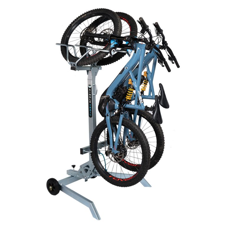 2 Bike Single Trail SL Vertical Bike Rack - Single Trail Rack