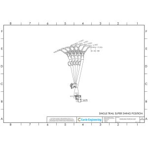 6 Bike Super RFS Swing Arm Rack - Single Trail Rack