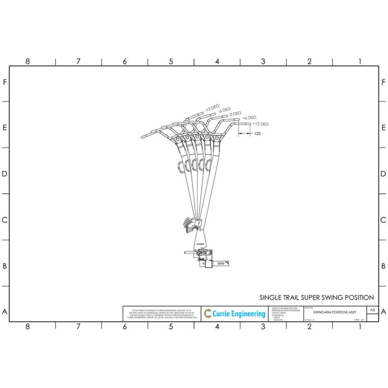 5 Bike Super RFS Swing Arm Rack - Single Trail Rack