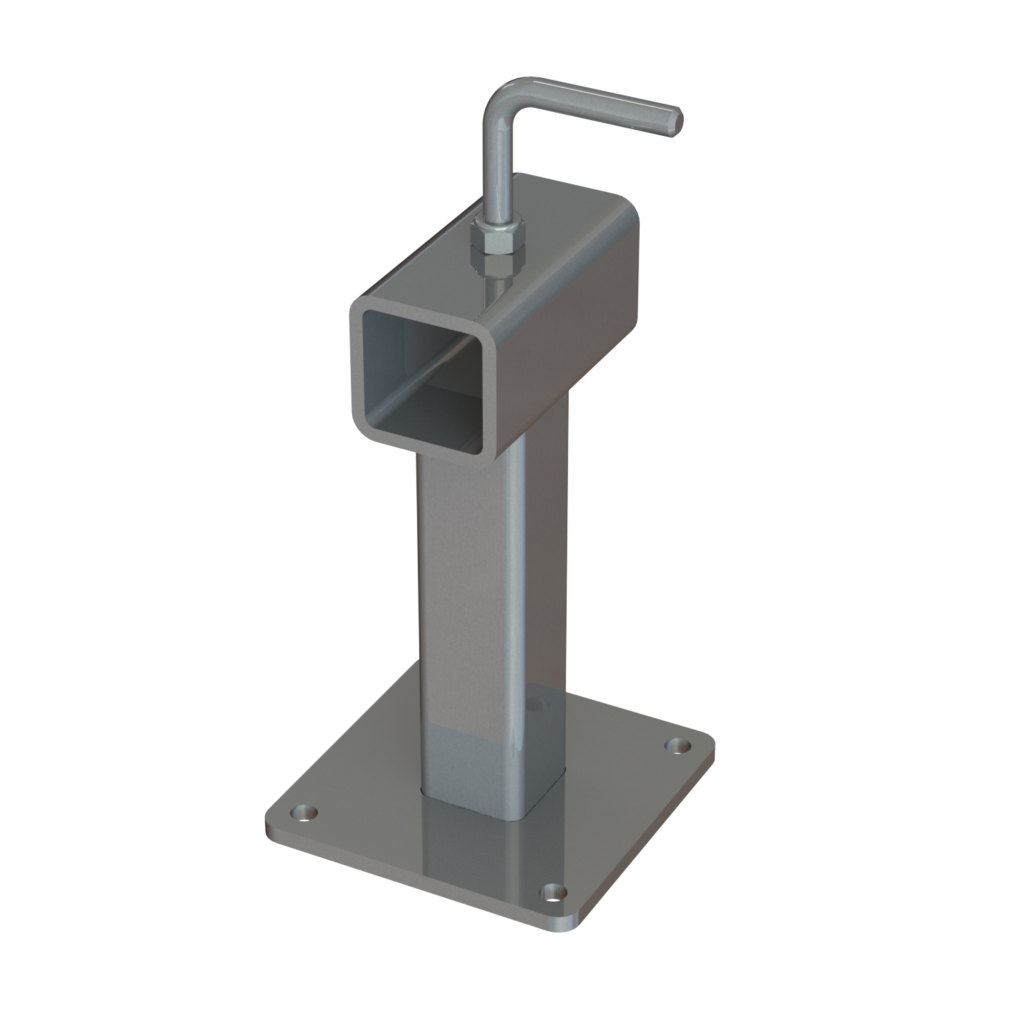 Floor Stand - Bolt Down - Single Trail Rack