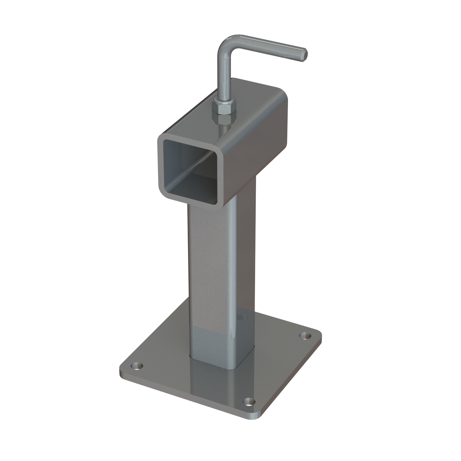 Floor Stand - Bolt Down - Single Trail Rack