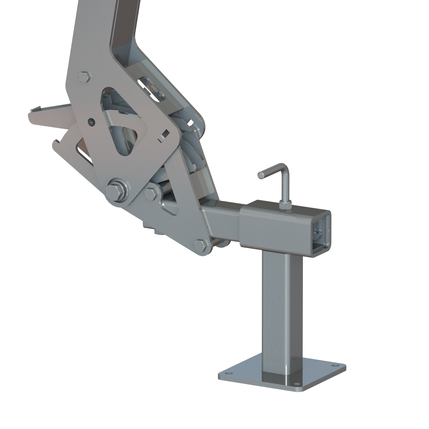 Floor Stand - Bolt Down - Single Trail Rack