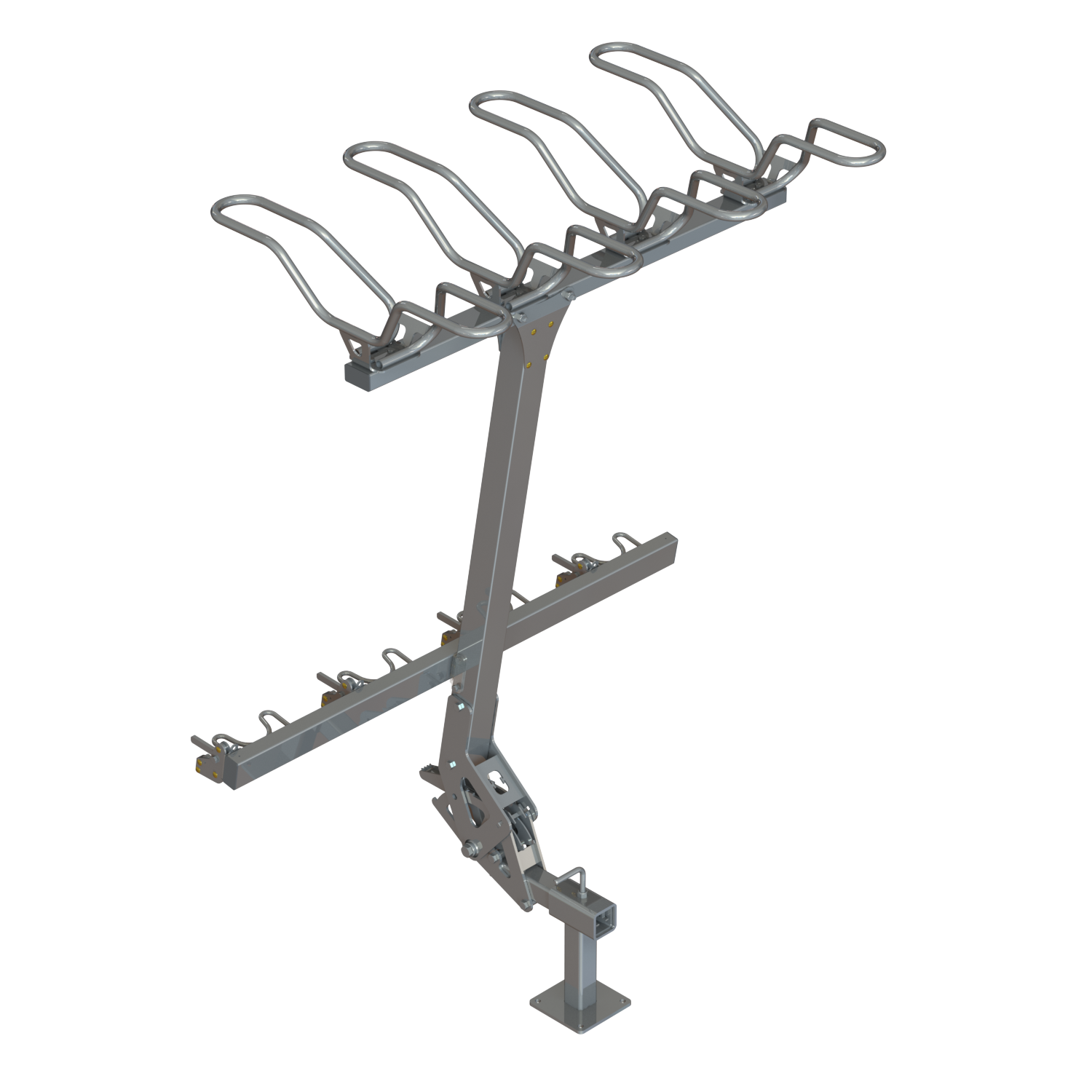 Floor Stand - Bolt Down - Single Trail Rack
