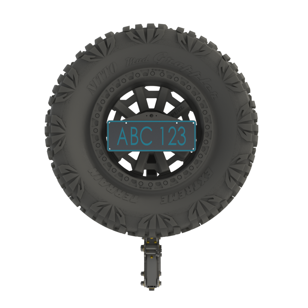 Tilting Wheel Carrier - Single Trail Rack