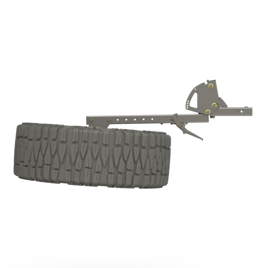 Tilting Wheel Carrier - Single Trail Rack